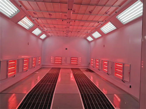 Infrared Car Paint Booth with Turbo Fan Drying System | High-Airflow