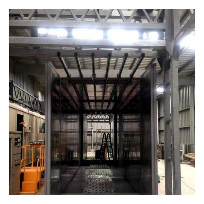 Customizable Floor Rail Coating Line Room Structures For Superior Finishes